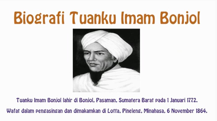 Biografi Tuanku Imam Bonjol – Peduli Pendidikan Anak Bangsa